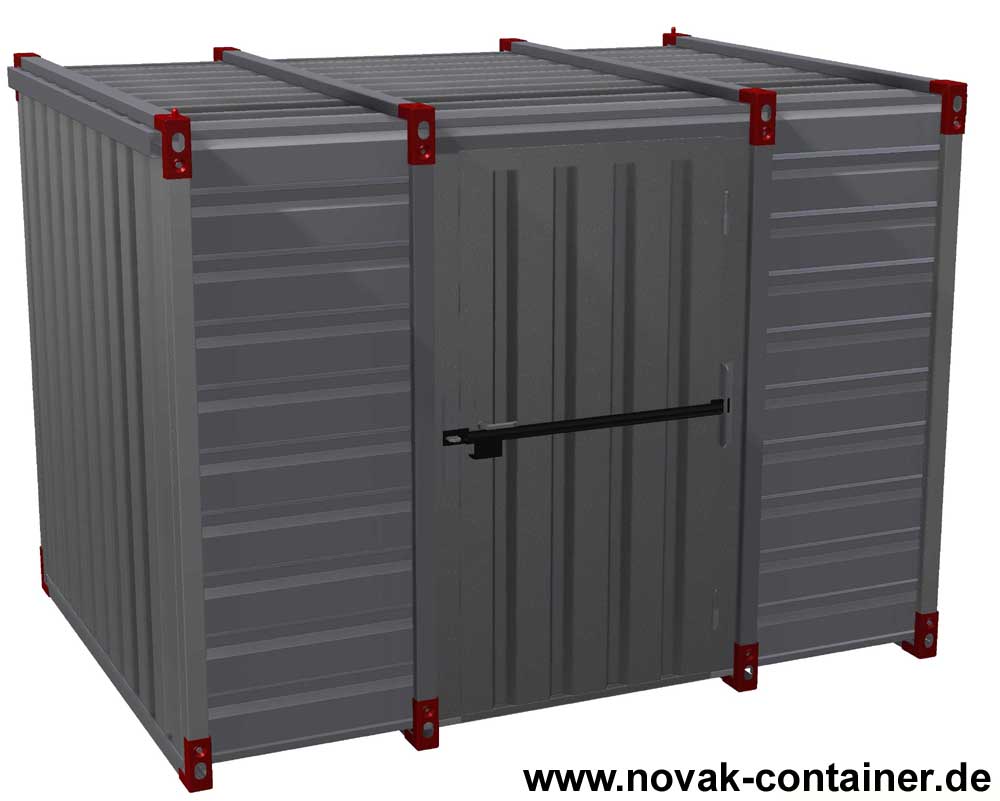 New 3m long storage container with one wing door :: Containers